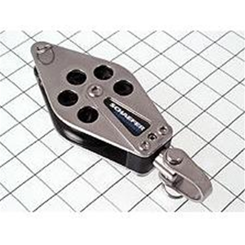Rigging Only - Schaefer Single Stainless Steel Block with Becket to 7/ ...