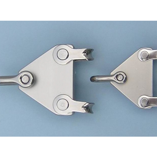 Rigging Only - 2-1 Purchase Plate for Vang, 3500 lb break for boats to 26'